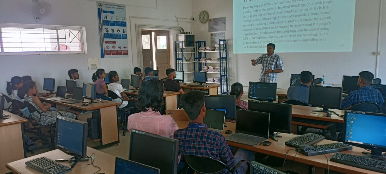 Six days Certification course on “Full Stack Web Development using Flask Framework” - Coorg ...